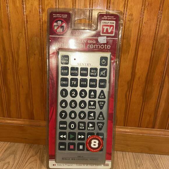 Sentry Really Big Rmc10 Universal Remote Control Programming